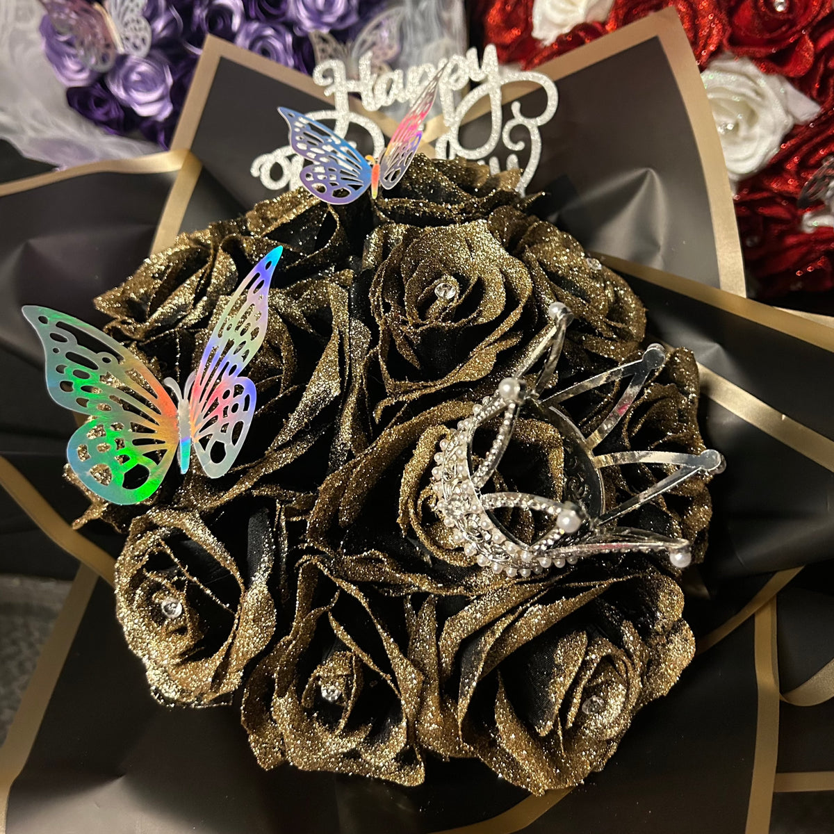 Eternal Glitter Roses – Princess Peyton